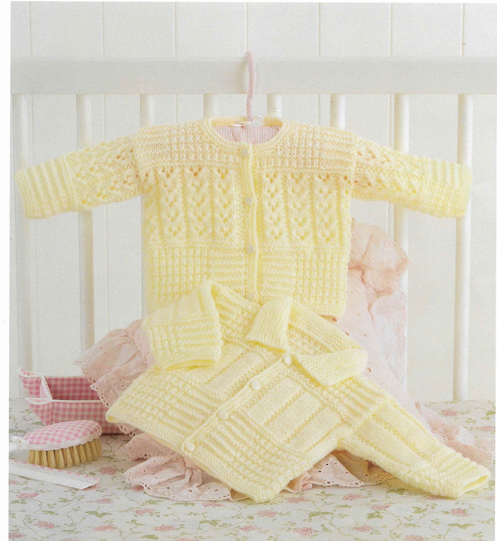 Premature Baby Cardigan 4 PLY Knitting Pattern PDF Newborn - Etsy UK