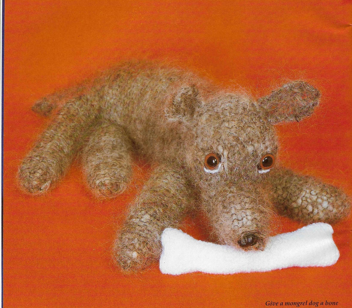 10 X Puppy Dog Knitting Pattern Puppy Dog Vintage Soft Toy - Etsy Australia