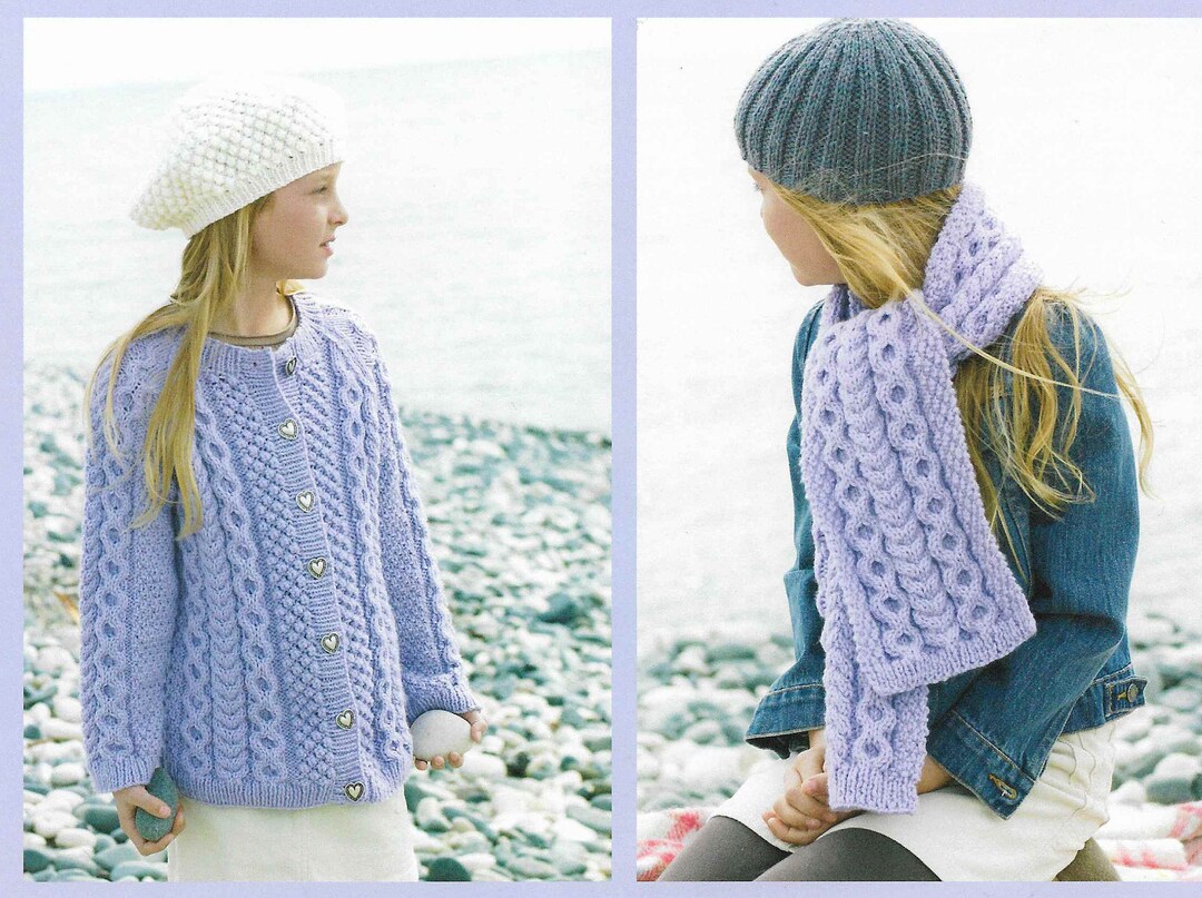 Aran Pattern Book 20 X Designs Boys Girls Men Women Aran Hat - Etsy