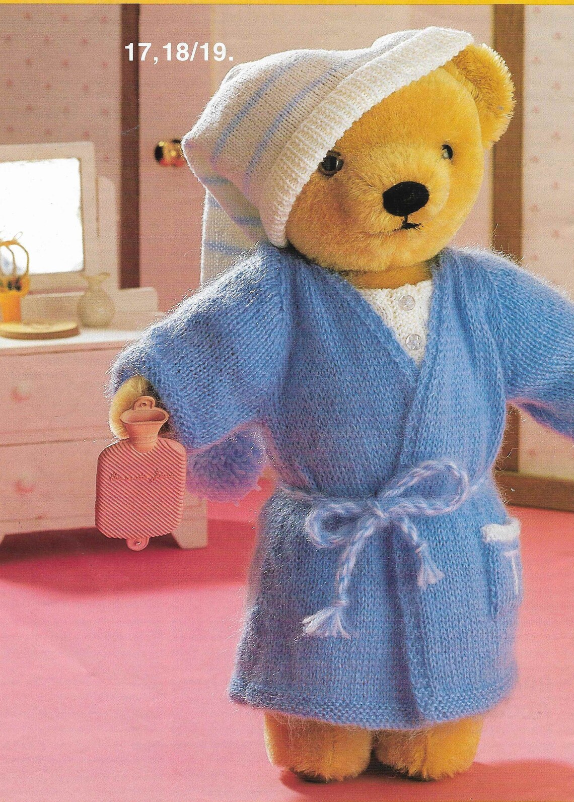13 X Teddy Bear Clothes Knitting Patterns Outfits Coat Sweater | Etsy