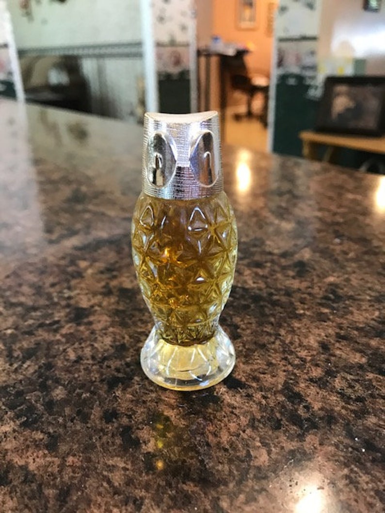 Ariane Ultra Cologne Avon Owl Shaped Perfume Bottle Glass - Vintage ...