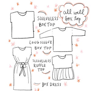 All Well Box Top Sewing Pattern + Hacking Guide - Etsy Australia