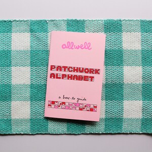 All Well Patchwork Alphabet Print Risograph Zine - Etsy