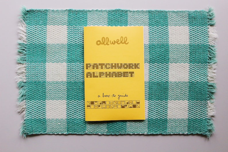 All Well Patchwork Alphabet Printable Zine Digital File - Etsy