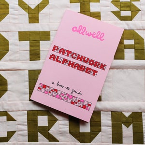 All Well Patchwork Alphabet Print Risograph Zine - Etsy