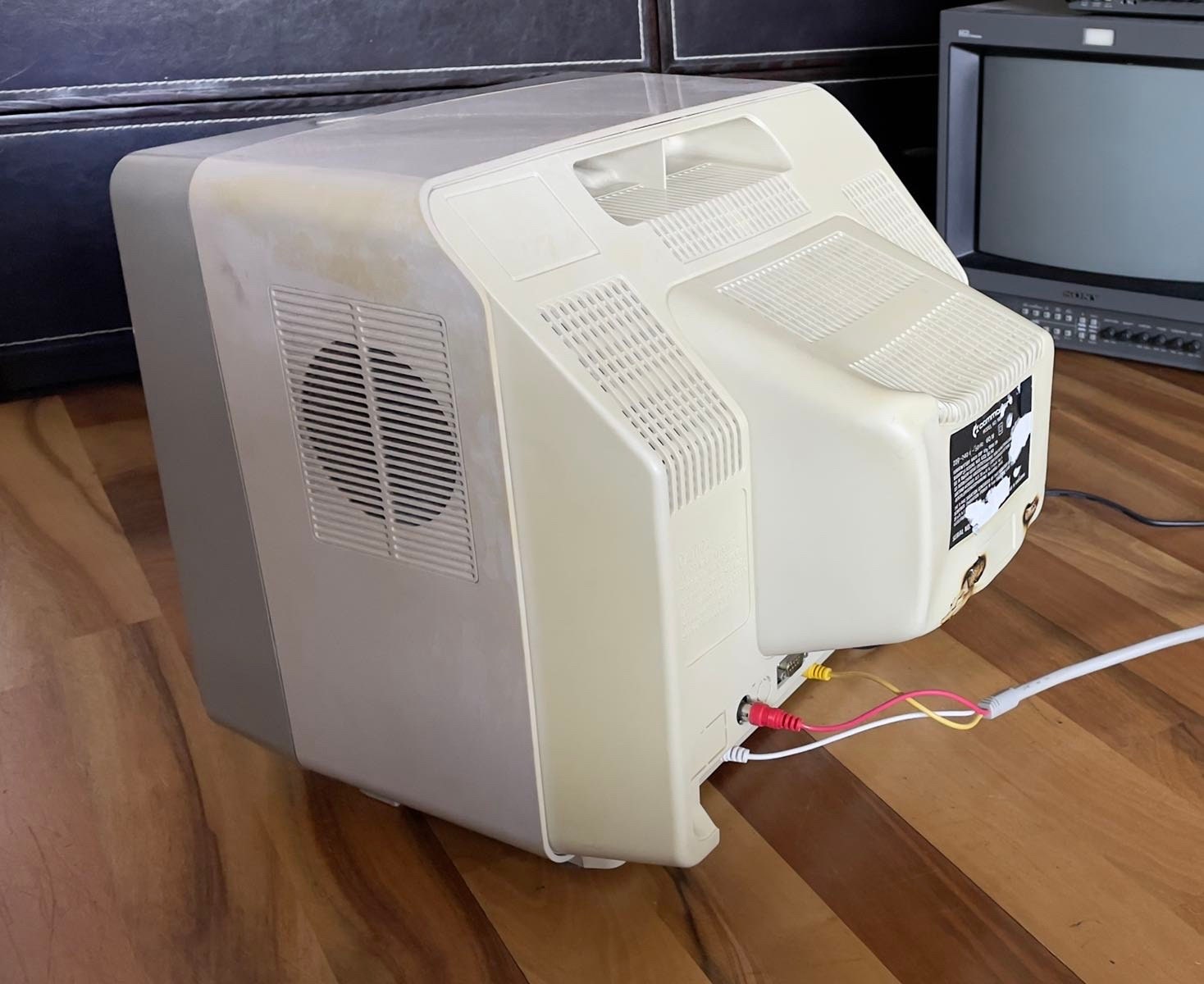 Old Computer Monitor Back