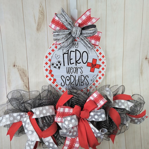 Nurse Wreath - Etsy