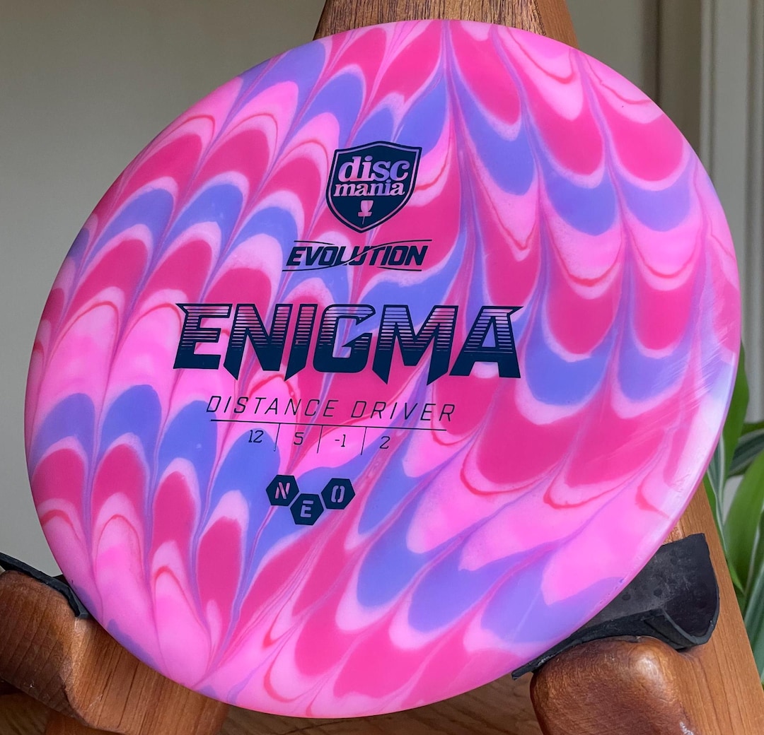 Discmania Neo Enigma, 169 Grams Distance Disc Golf Driver, Custom Dyed ...