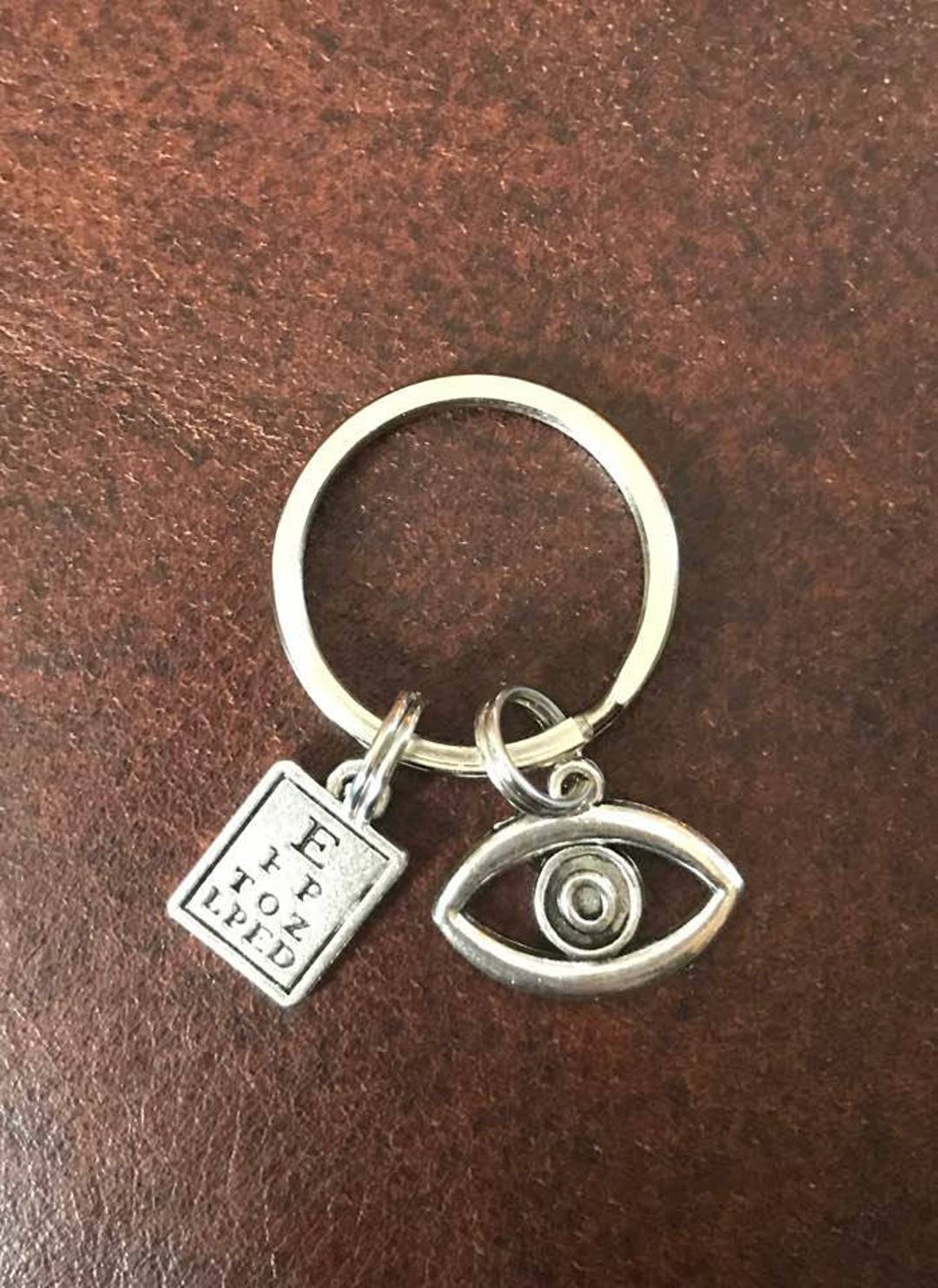 Eye Chart Key Ring - Etsy