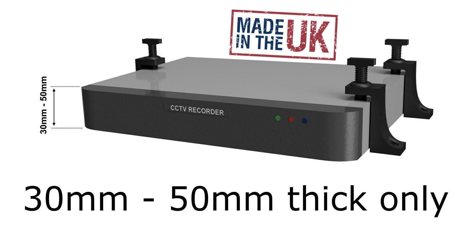 Universal Wall Mounting Brackets for Router Switch Freeview Sky Virgin ...