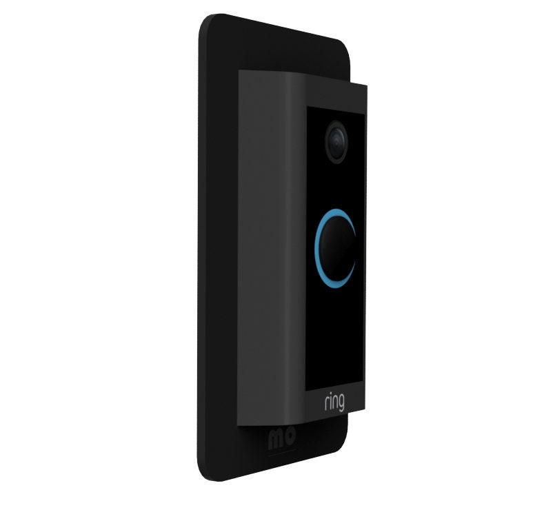 Ring Doorbell Wired Wall Plate Matt Finish Heavy Duty Perspex Plastic ...