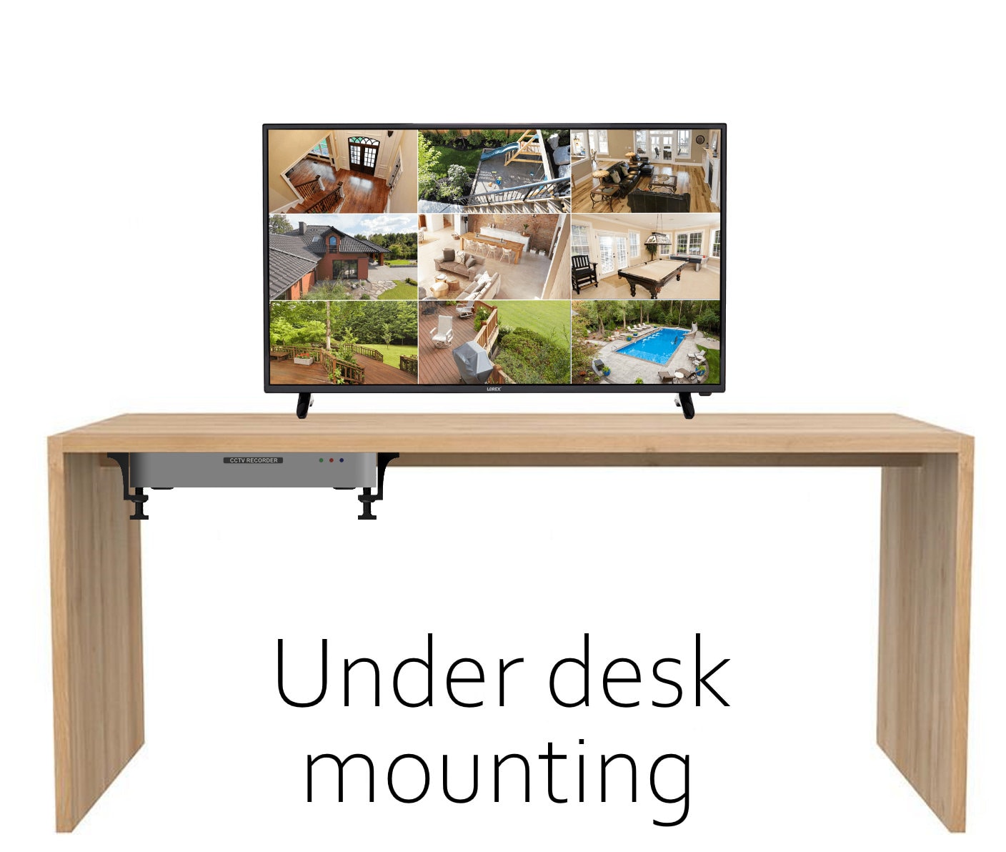 Universal Wall Mounting Brackets for Router Switch Freeview Sky Virgin ...