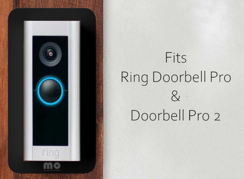 Ring Doorbell Pro & Pro 2 Wall Plate Matt Finish Heavy Duty Perspex ...