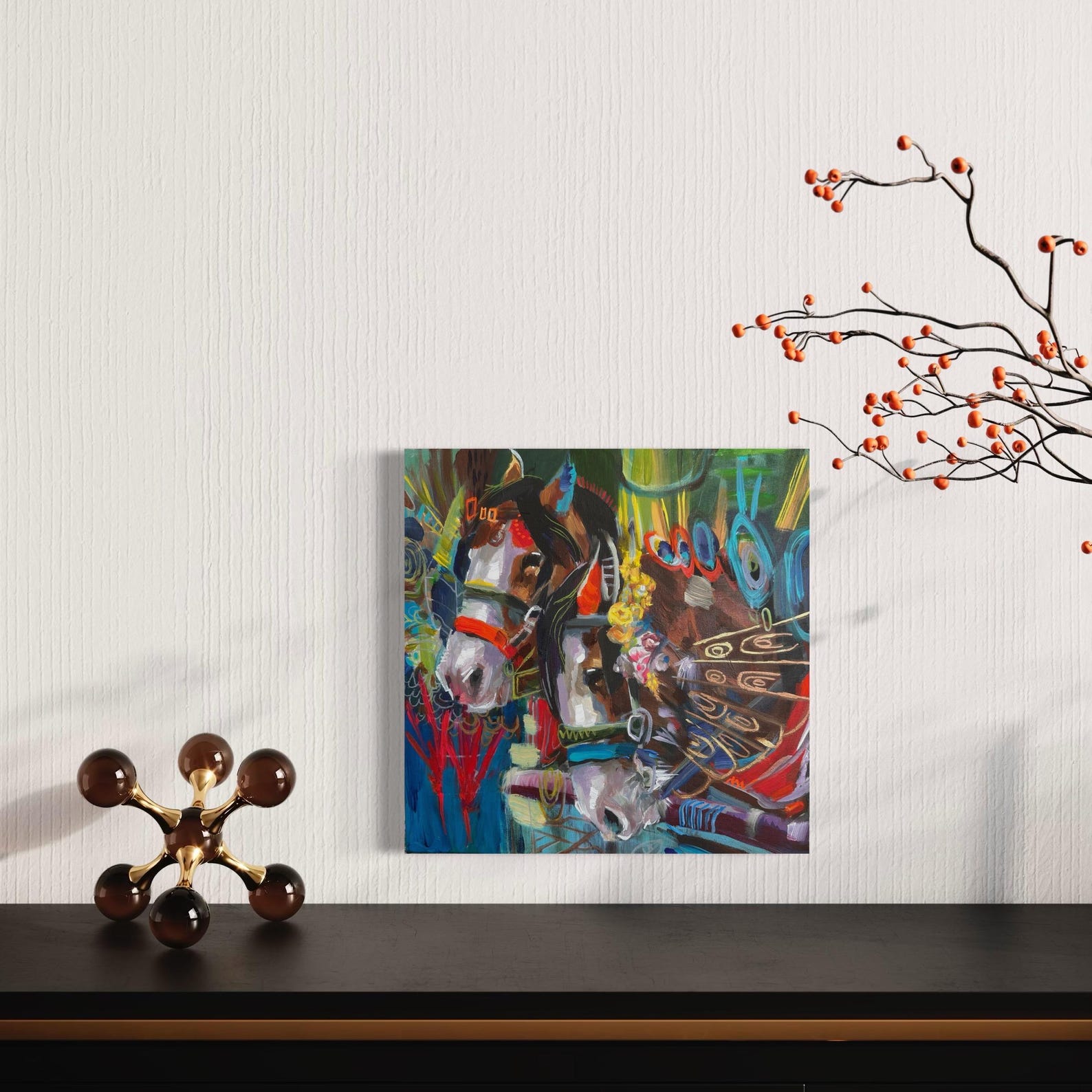 Blithesome- Original Working Draft Clydesdale Horse, Painted Pony ...