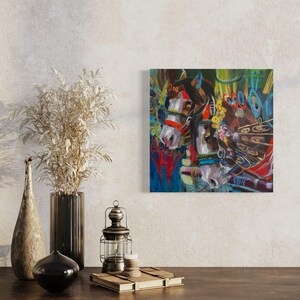 Blithesome- Original Working Draft Clydesdale Horse, Painted Pony ...