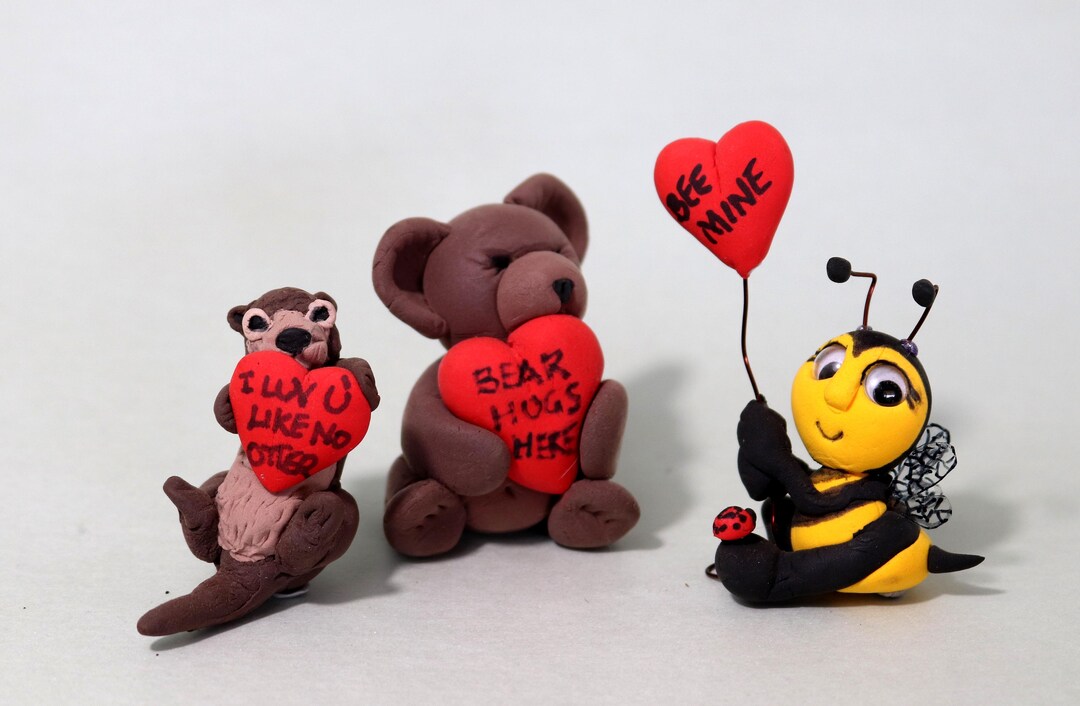 Figuras del Día de San Valentín - Etsy España