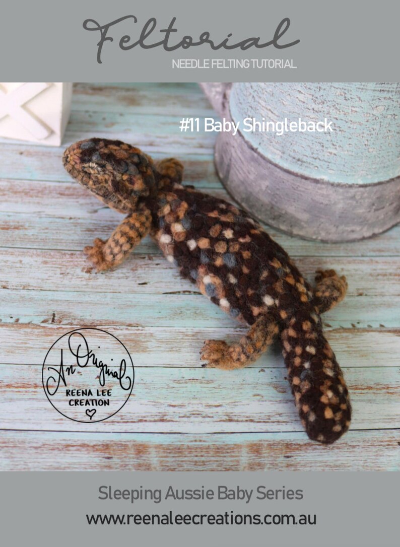 Needle Felting Tutorial Baby Shingleback - Etsy