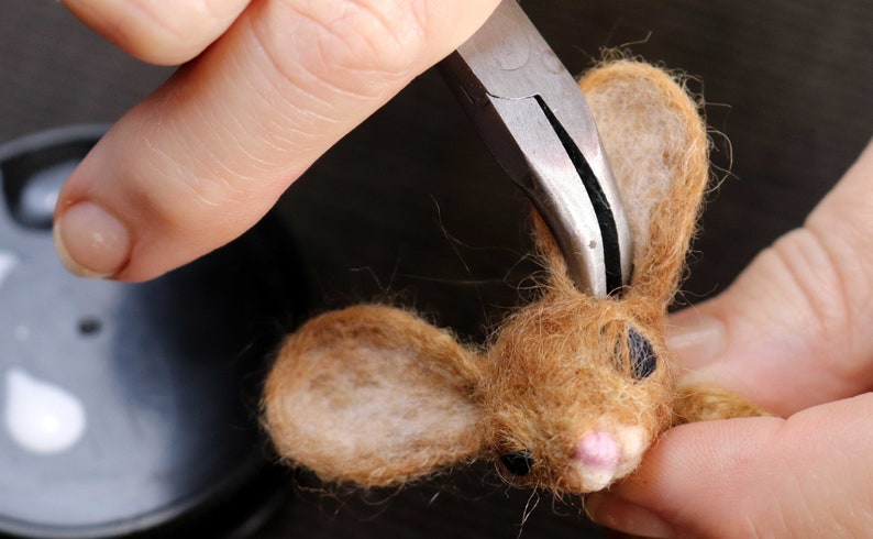 Needle Felting Tutorial Baby Hopping Mouse | Etsy