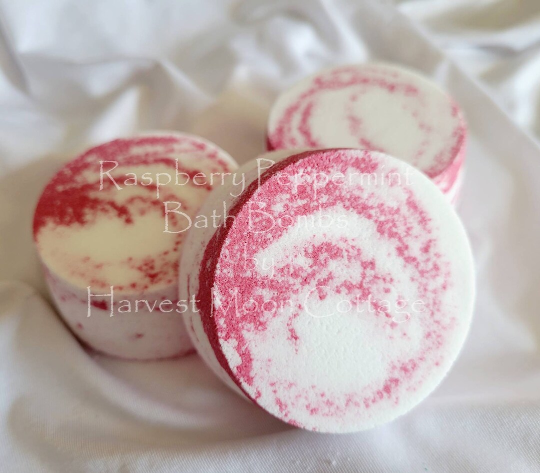 Raspberry Peppermint Bath Bomb - Etsy