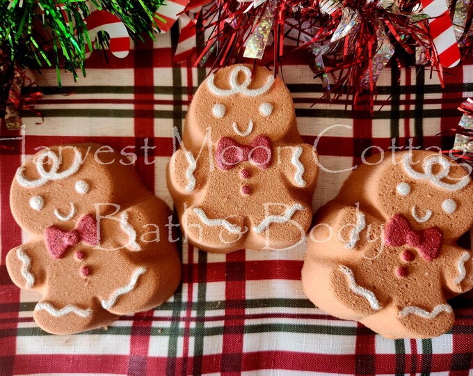 Gingerbread Man Bath Bombs - Etsy