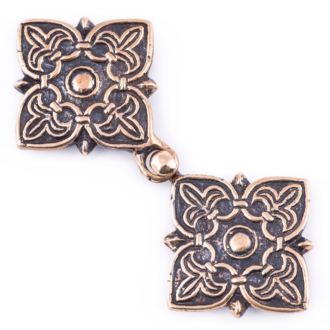 SLAVIC Catch Square Claps Cape Clothes Fastener PAIR - Etsy