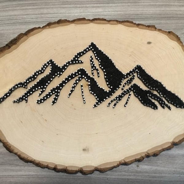 Mountain String Art - Etsy