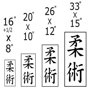 Jujitsu Japanese Kanji Plaque , Dojo Wood Carving Burning, Natural ...