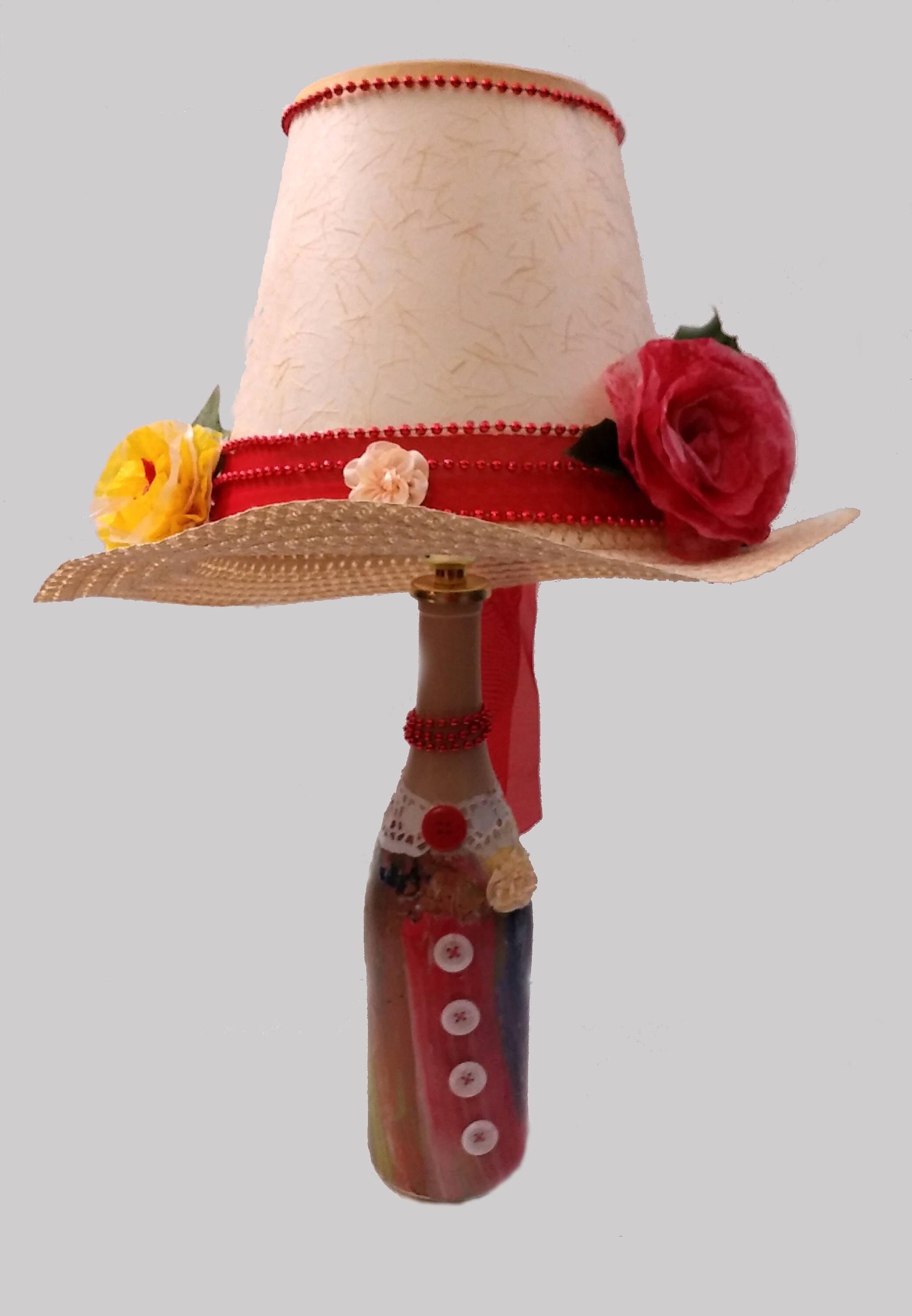 Novelty Lamp, Hat Lamp, Conversation Piece, Mother's Day Gift for Mom ...
