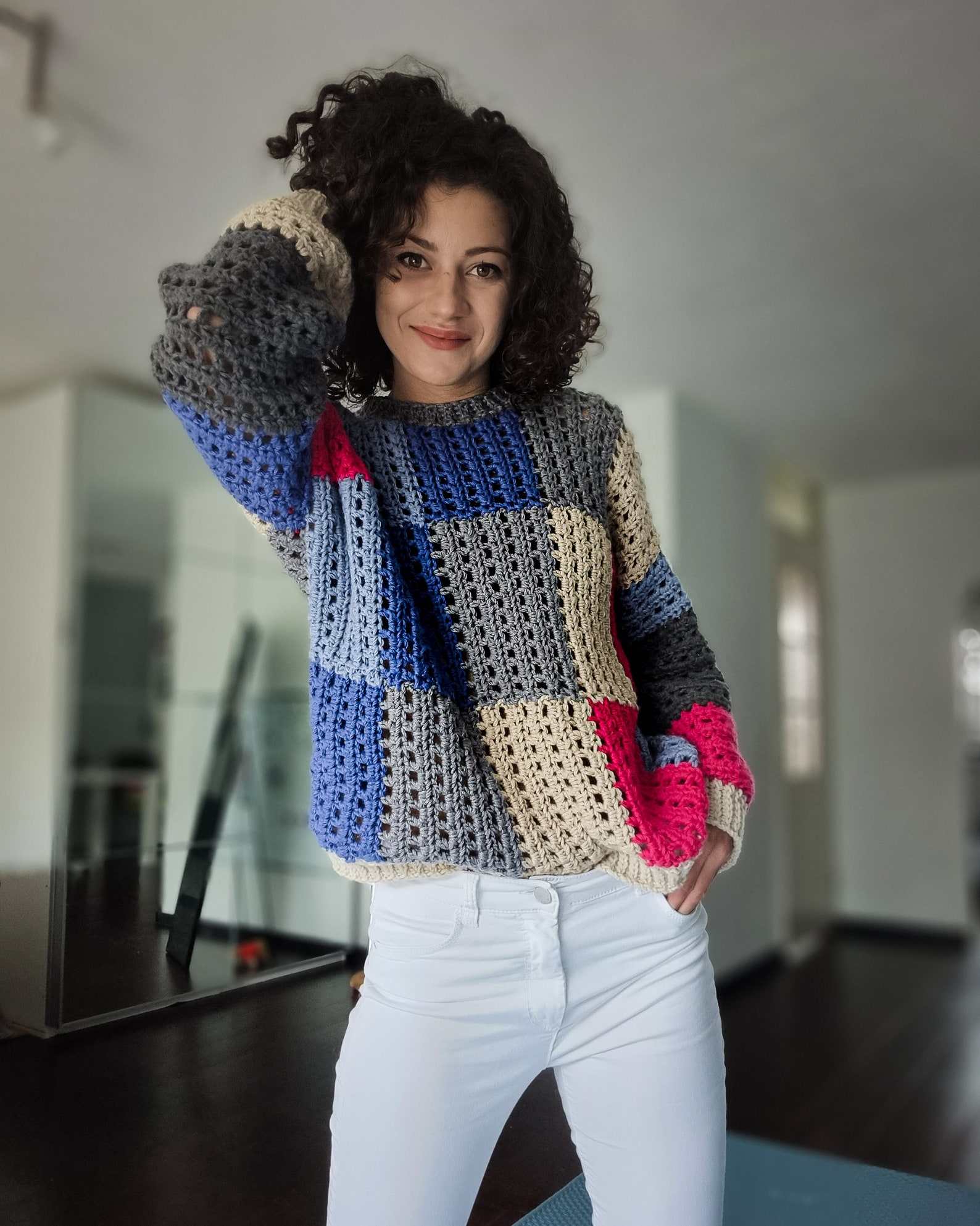 Crochet Pattern//pane Sweater - Etsy
