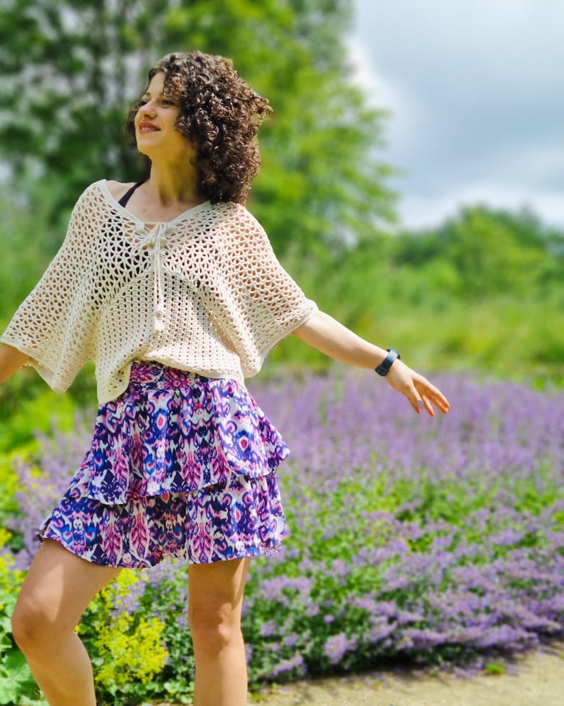 Cochet Pattern//pieris Blouse - Etsy