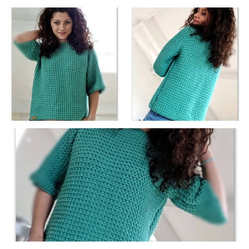 Crochet Pattern//pane Sweater - Etsy