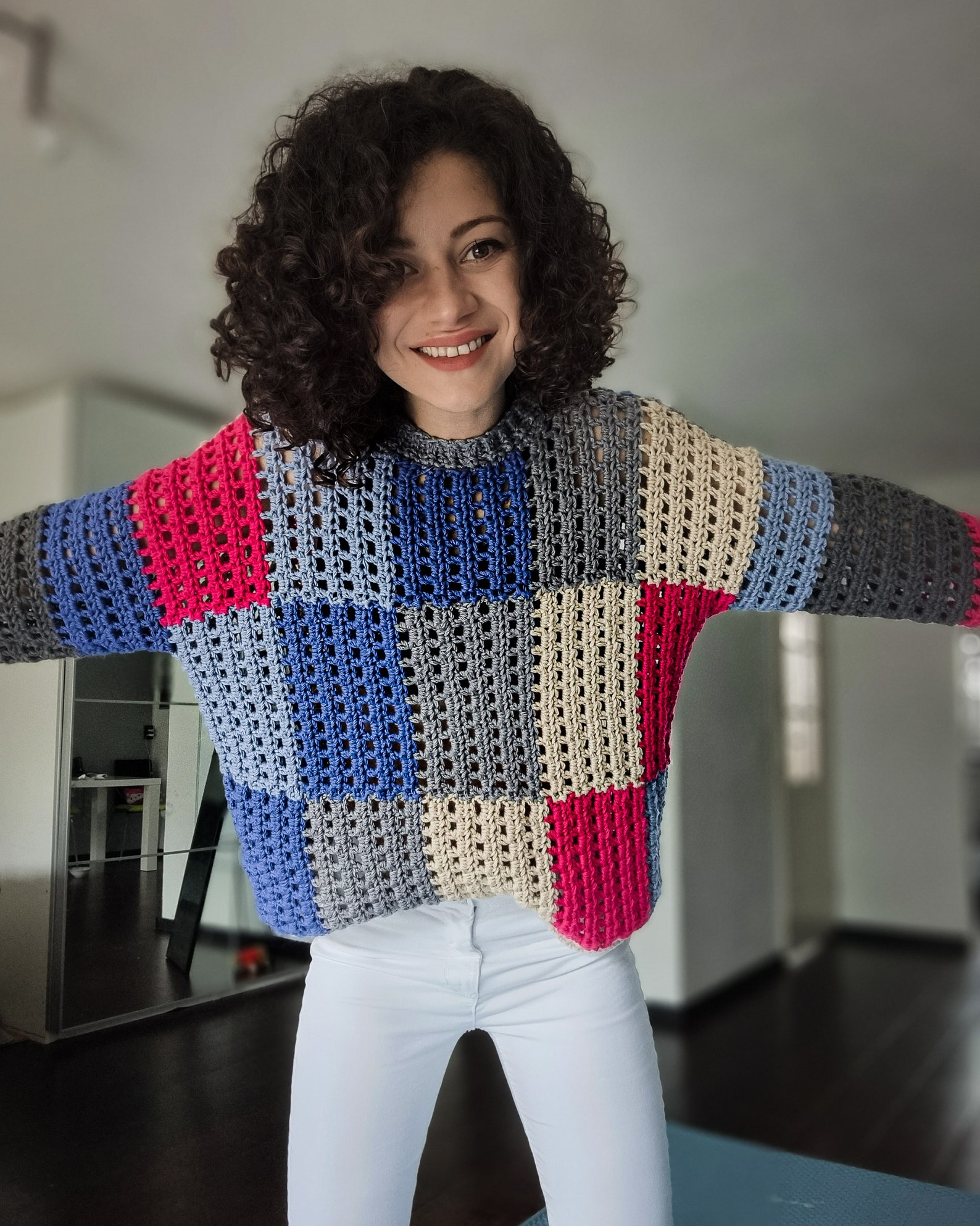 Crochet Pattern//pane Sweater - Etsy