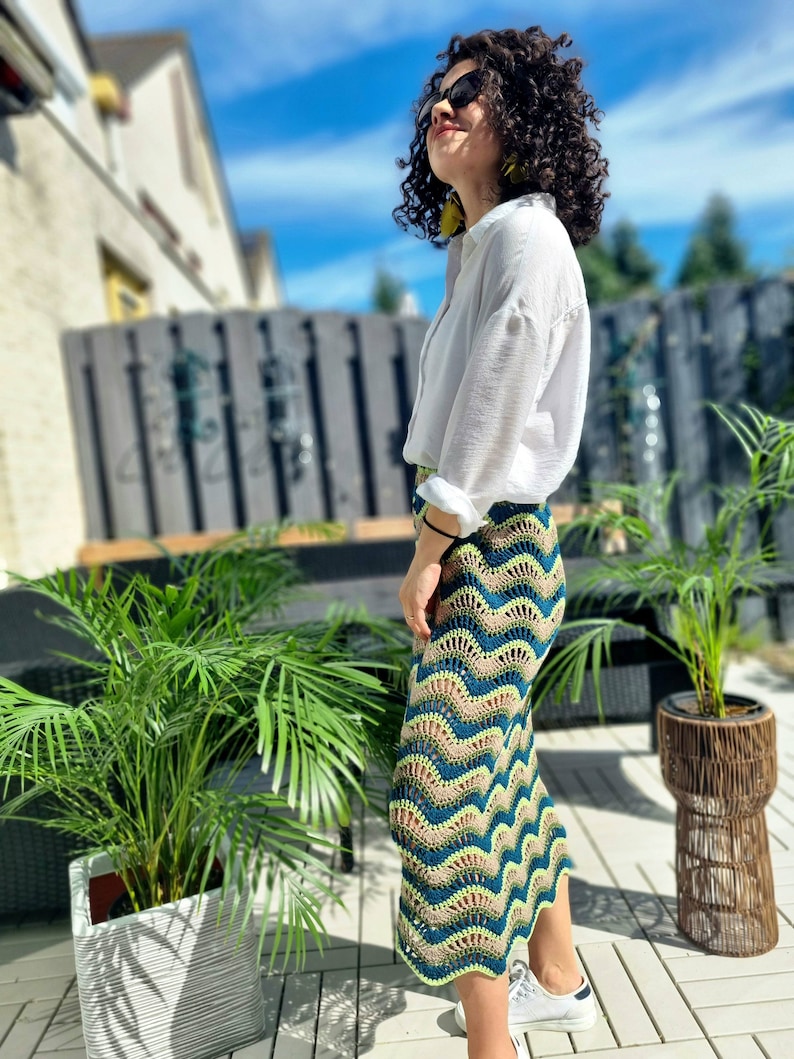 Crochet Pattern / Wavy Skirt - Etsy