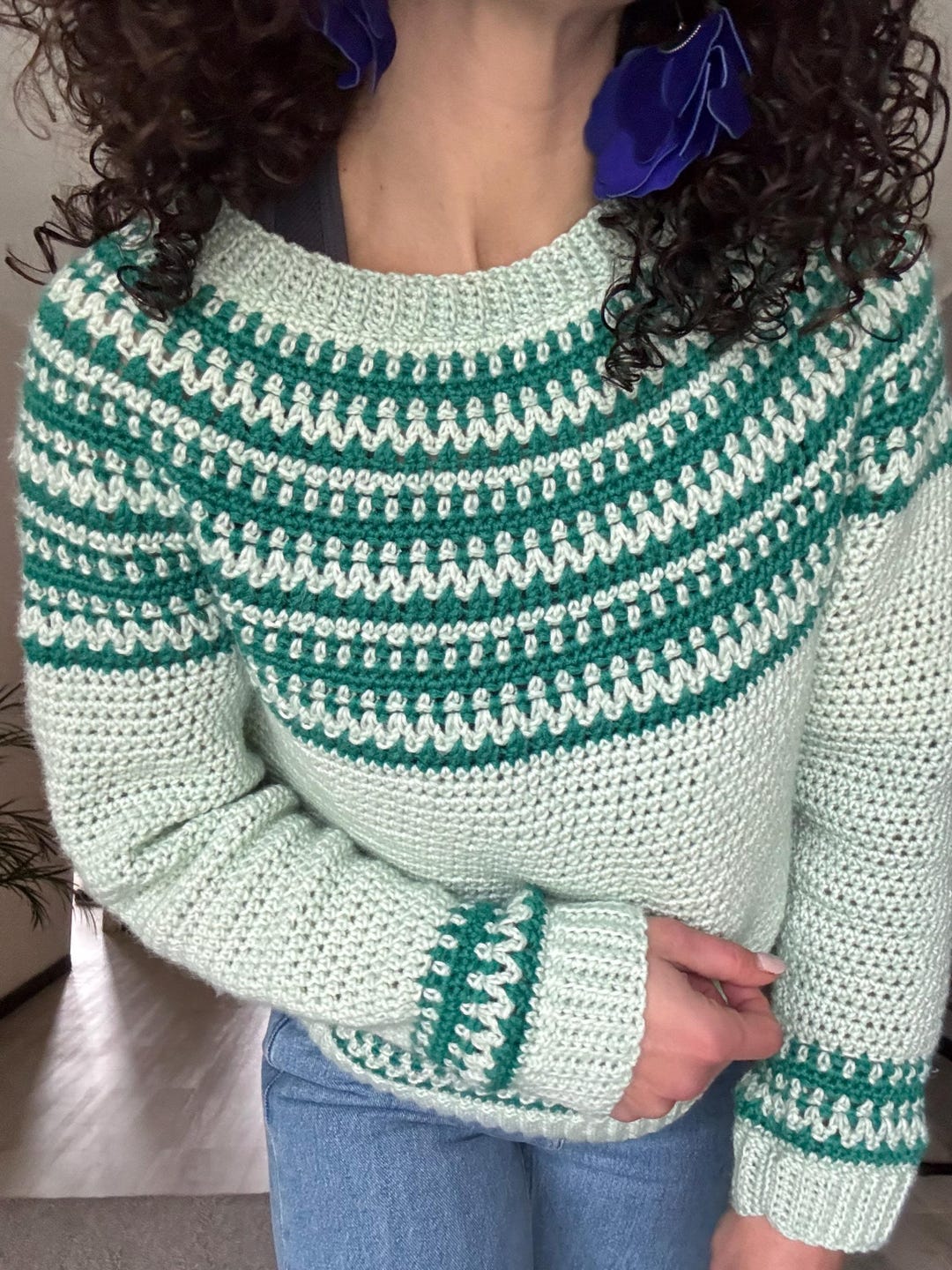 Crochet Pattern // Chill & Charm Sweater - Etsy