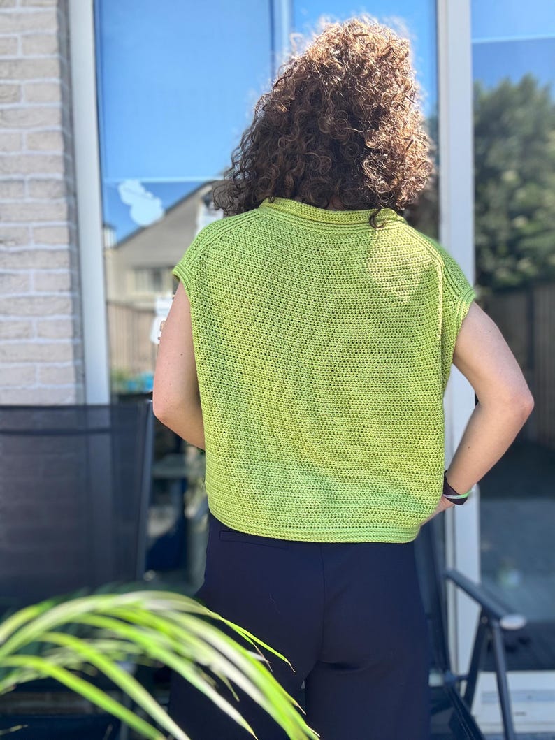 The Polo T-shirt Crochet Pattern | Oversized, Drop-shoulder Design (XS ...