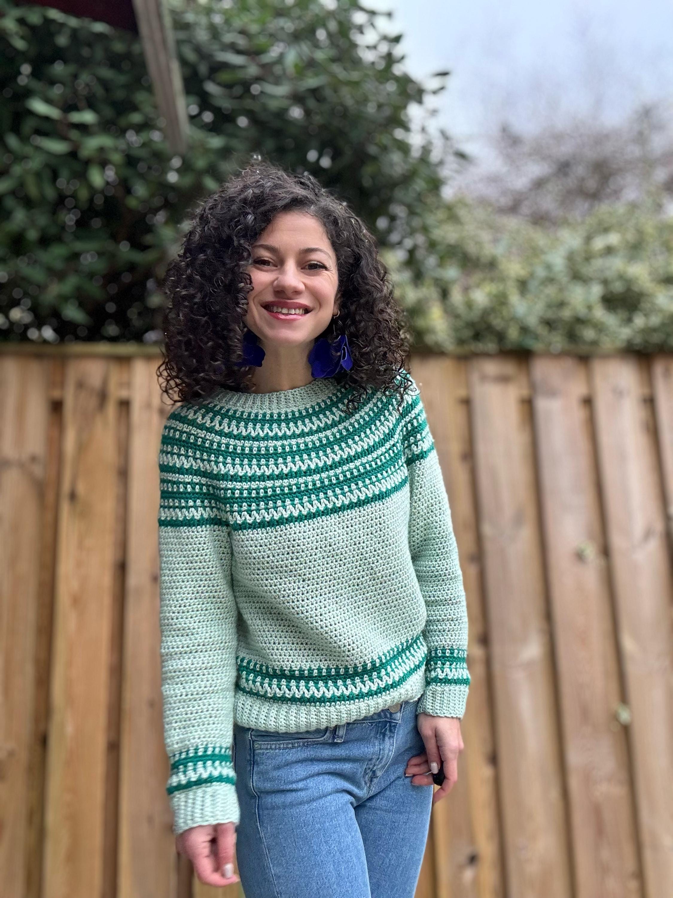 Crochet Pattern // Chill & Charm Sweater - Etsy