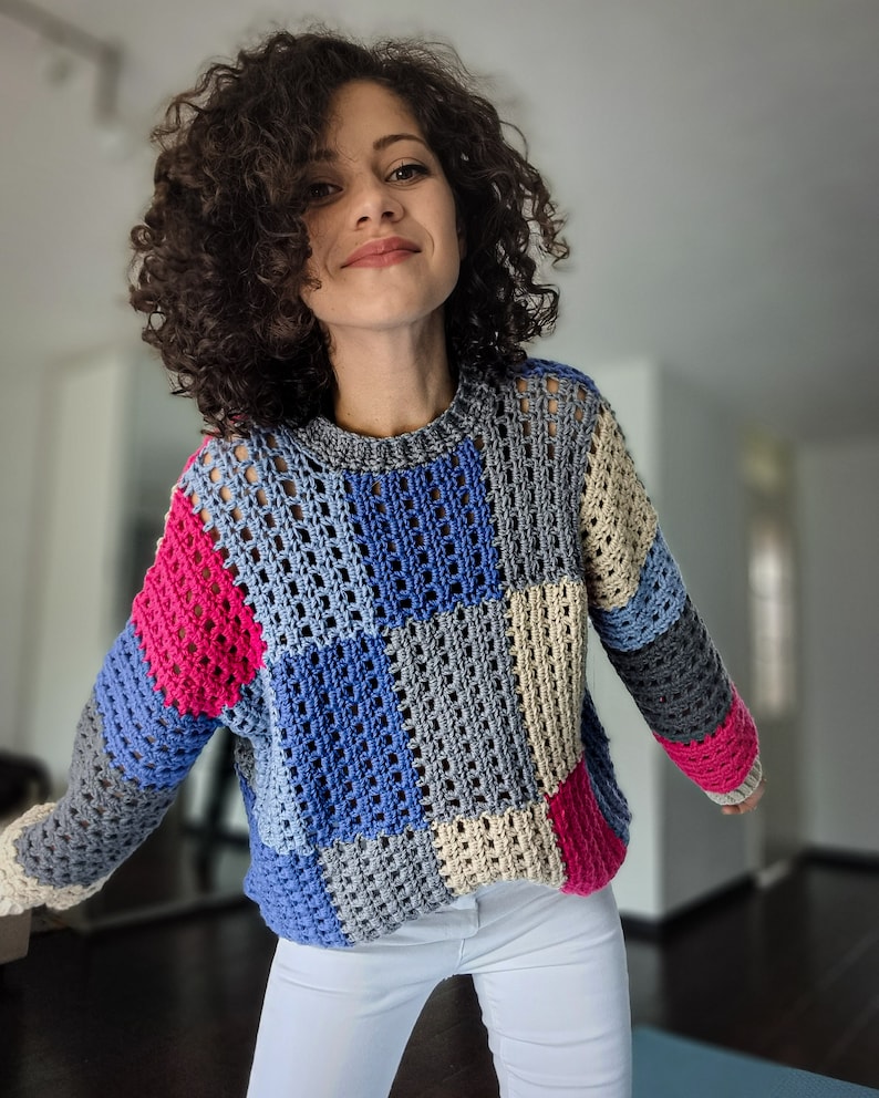 Crochet Pattern//pane Sweater - Etsy