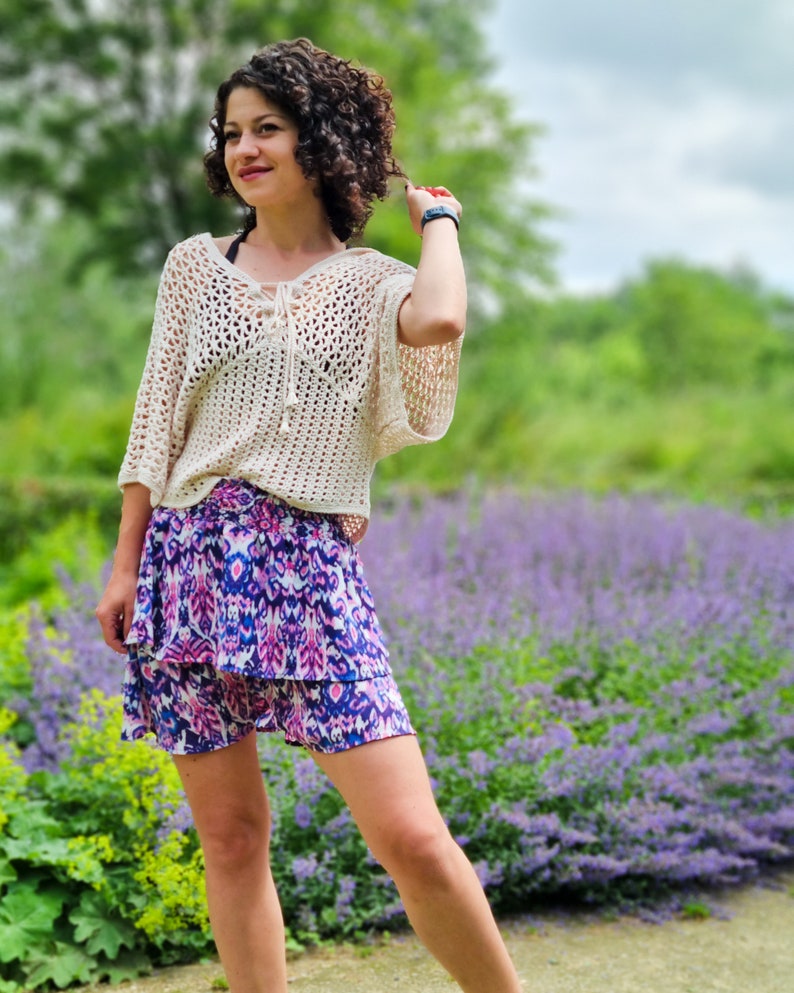 Cochet Pattern//pieris Blouse - Etsy