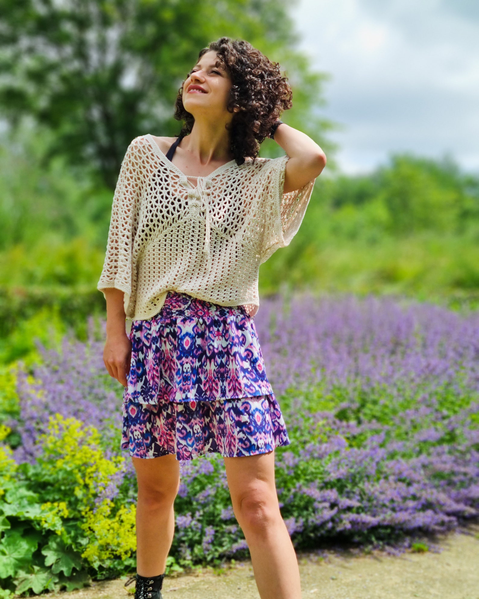 Cochet Pattern//pieris Blouse - Etsy