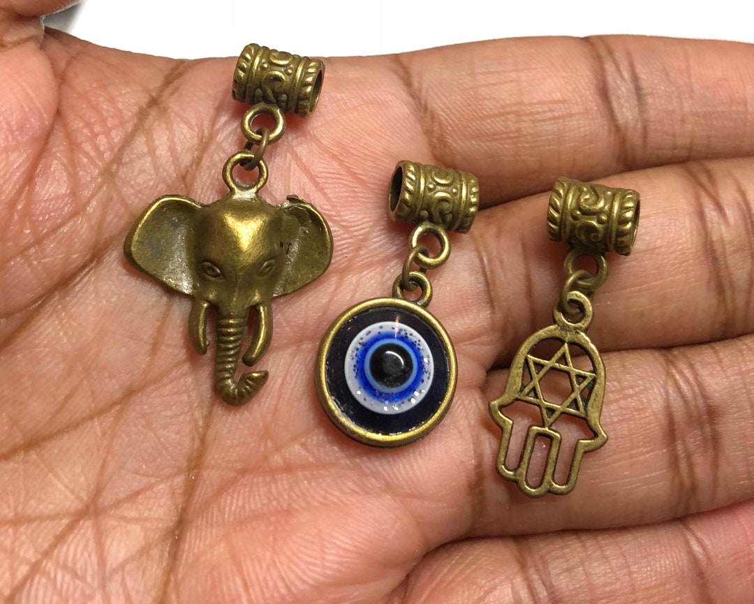 3pcs Sisterlocks, Dreadlock Jewelry Set, Sister Locs, Tribal, Hamsa ...