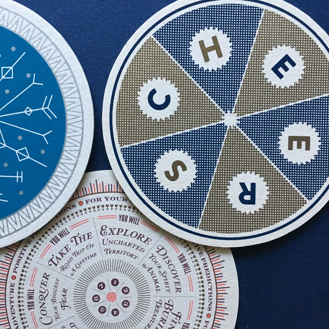 Mixed Coaster Pack 1 Set of Each Design - Etsy