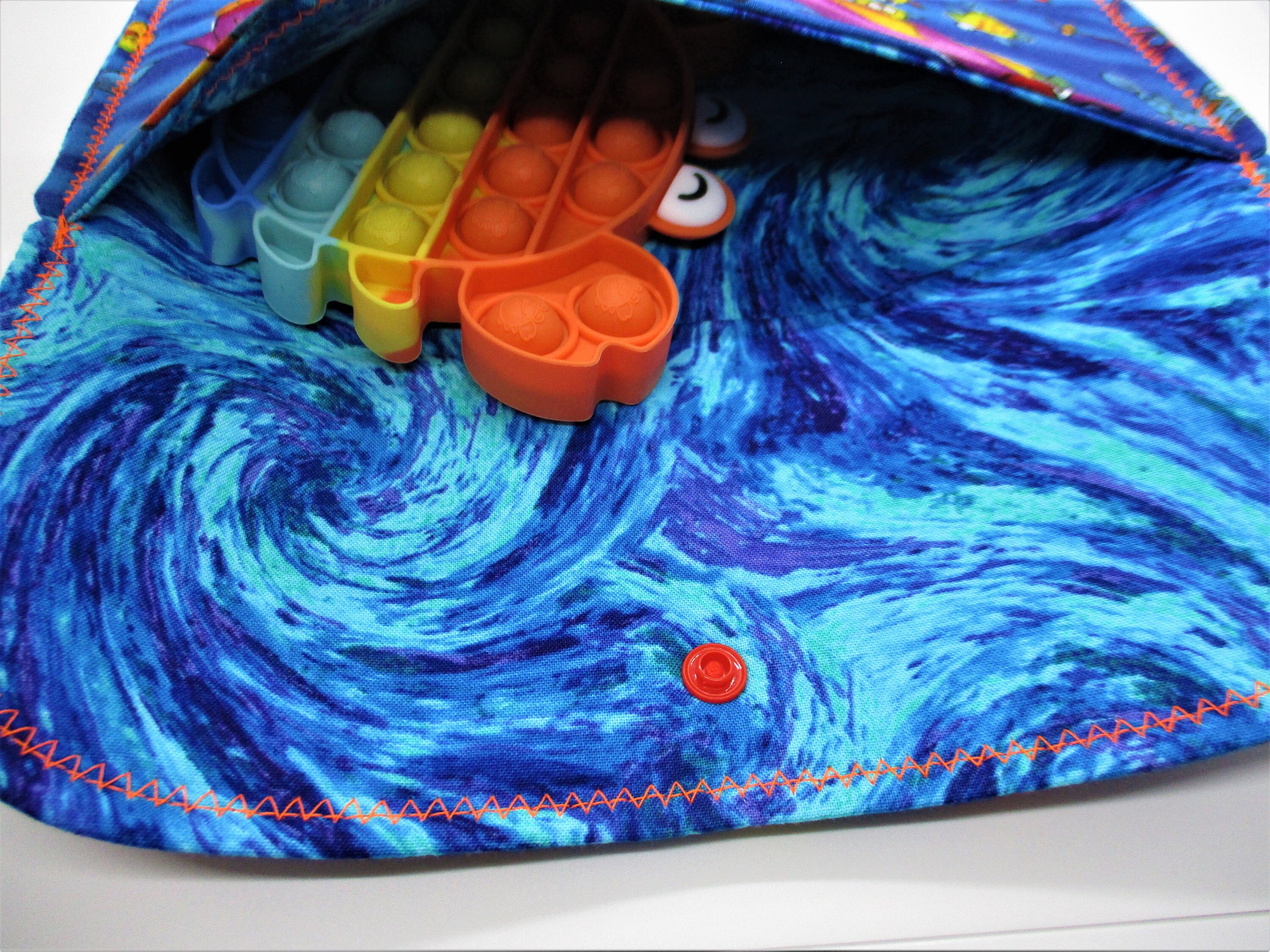 Ocean Sea Animal Play Pouch Pop Bubble Ocean Crab Fidget Toy - Etsy