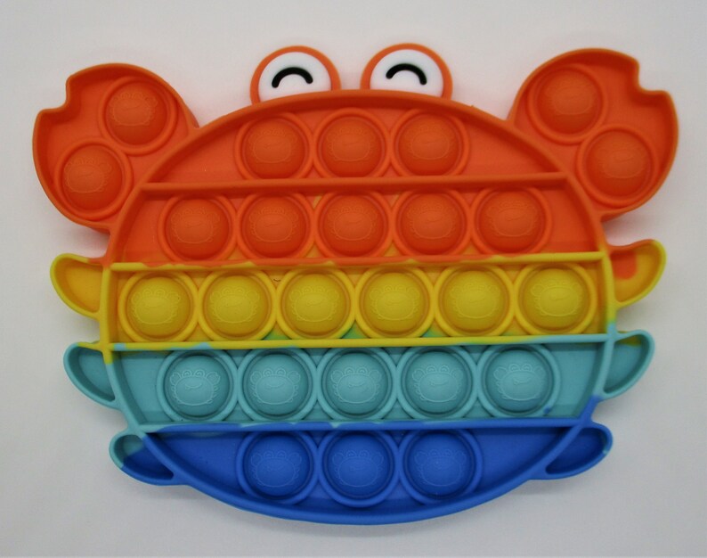 Ocean Sea Animal Play Pouch Pop Bubble Ocean Crab Fidget Toy - Etsy