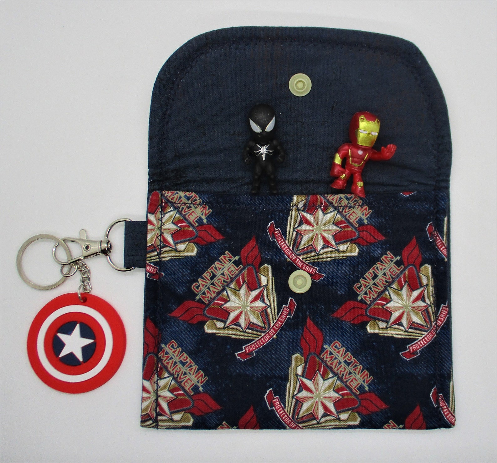 Marvel Superhero's Play Pouch 2 Miniature Toys Mask - Etsy