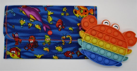 Ocean Sea Animal Play Pouch Pop Bubble Ocean Crab Fidget Toy - Etsy