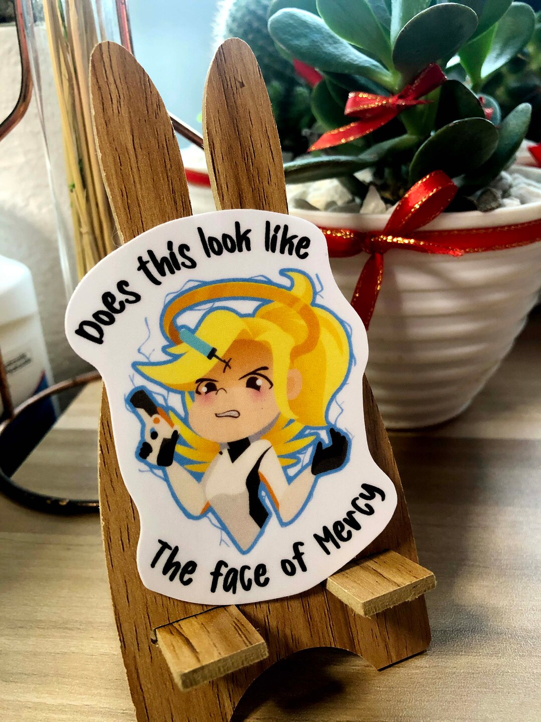 Mercy Inspired Sticker - Etsy