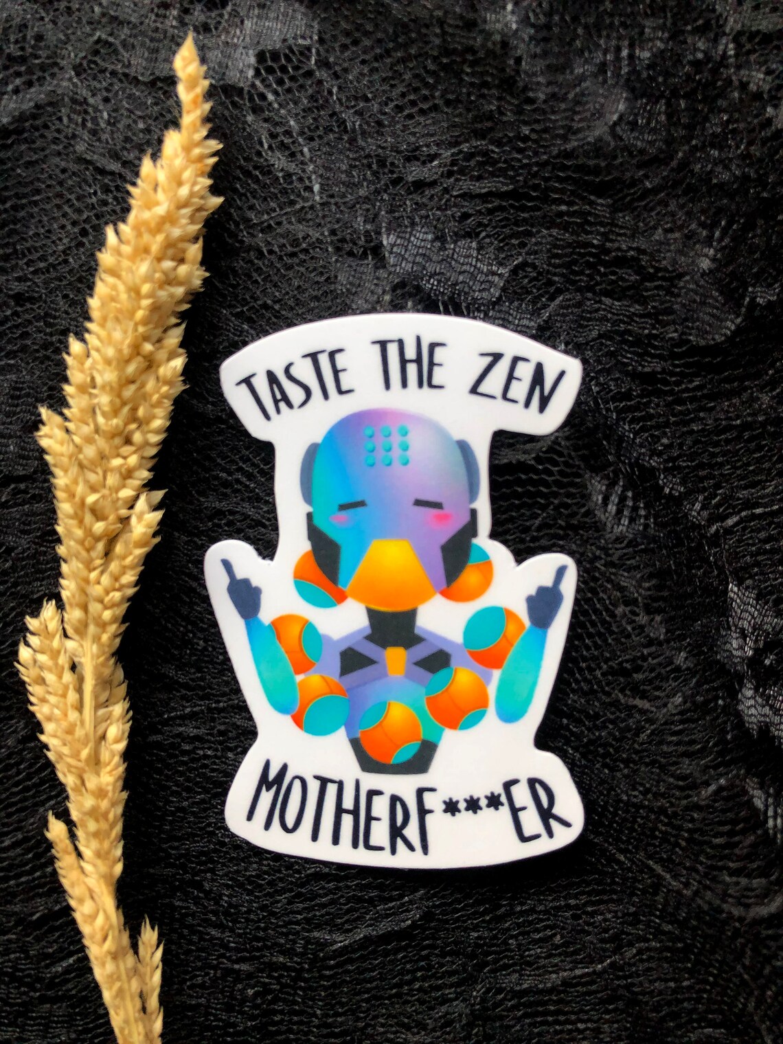 Zenyatta Inspired Sticker - Etsy