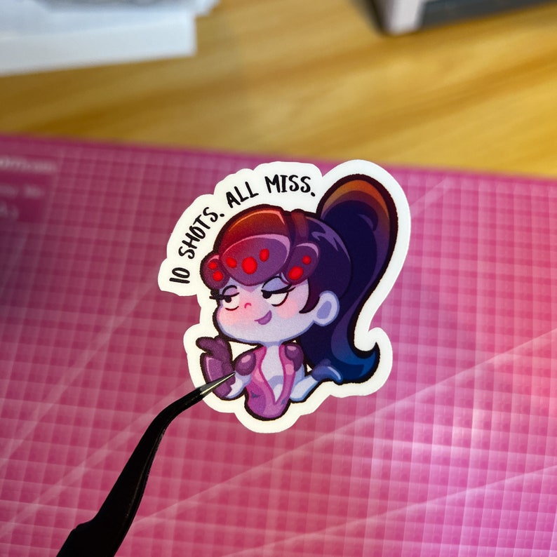 Widowmaker Inspired Vinyl Sticker - Etsy
