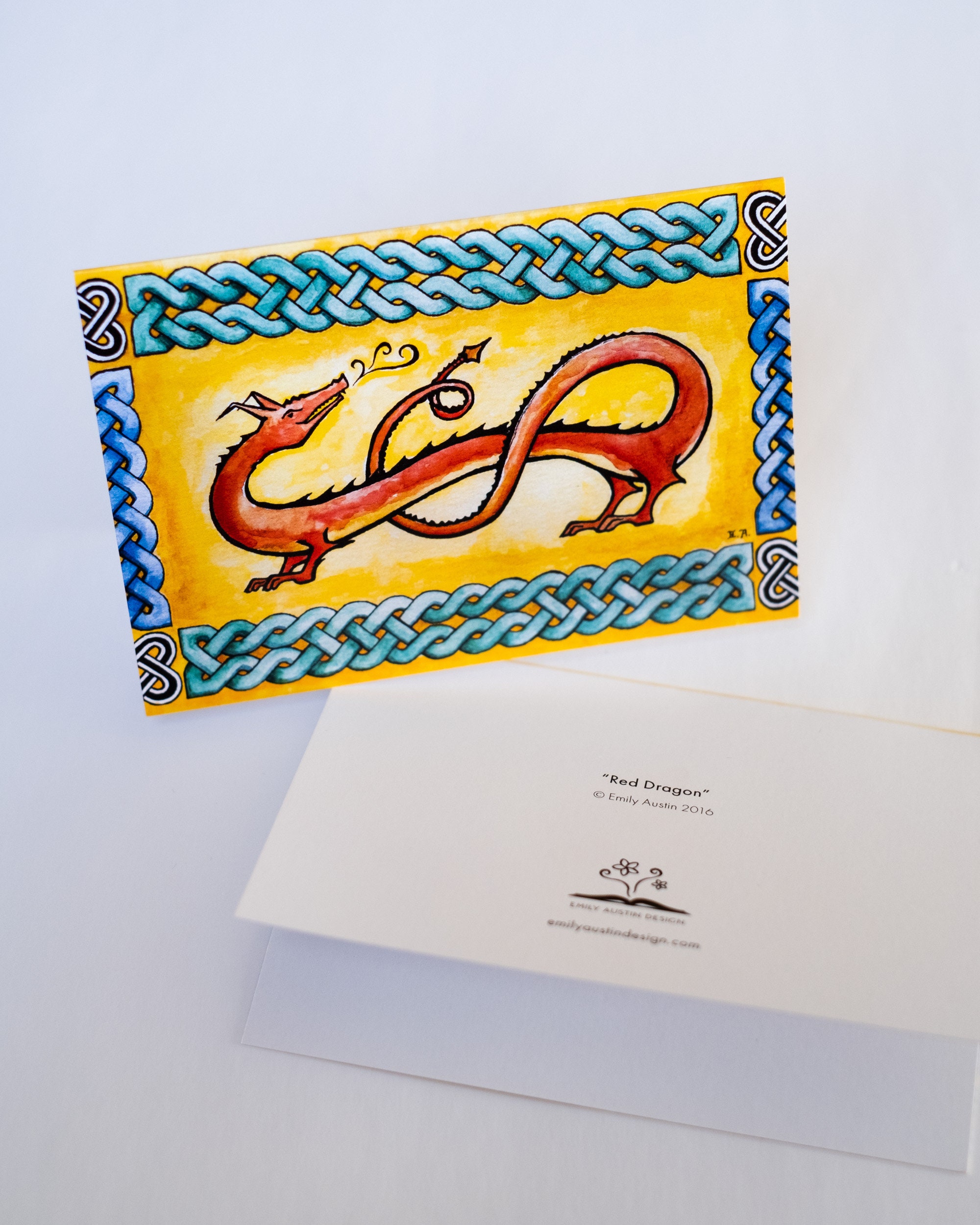 Smaug Greeting Cards 3.5x5 the Hobbit Design Red Dragon - Etsy