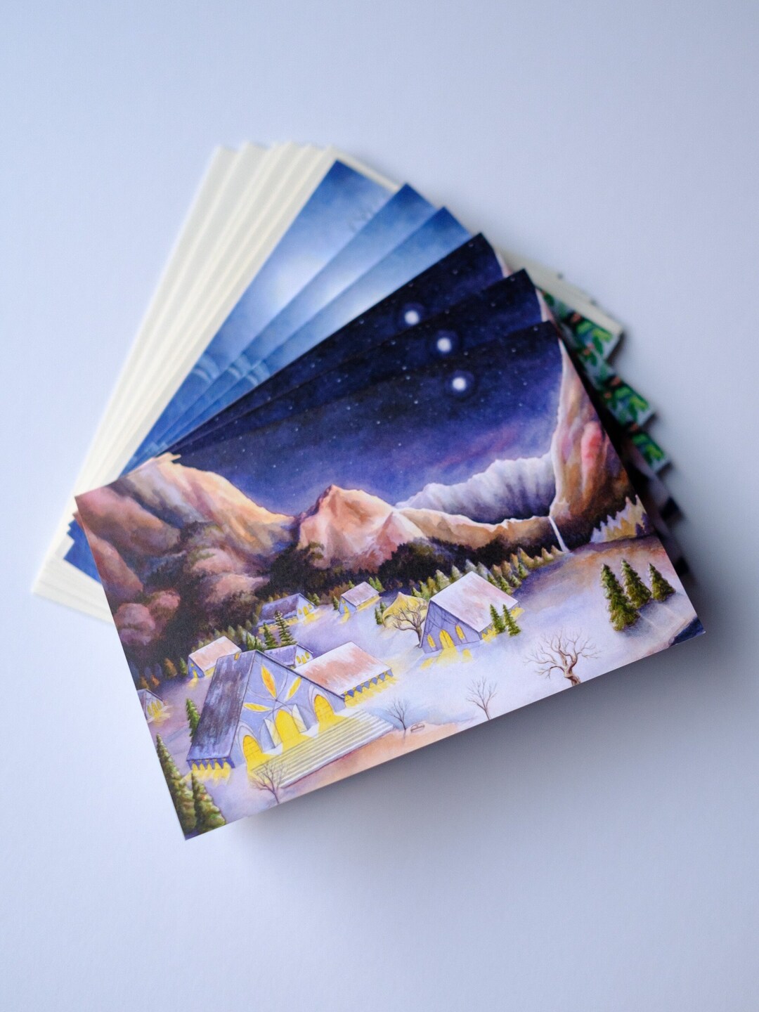 Middle-earth Winter 3.5x5 Inch Notecard Multipack, Tolkien Stationery ...